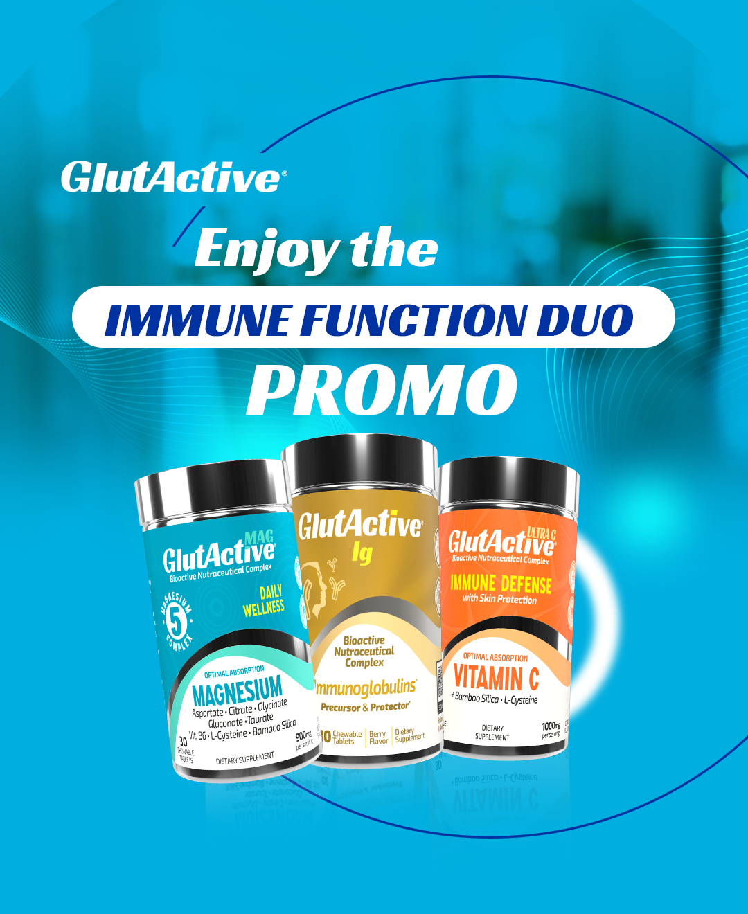 GlutActive - Bioactive Nutraceutical Complex with Glutathione